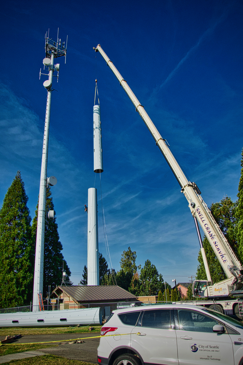New Puget Sound Emergency Services tower installed near Myrtle ...